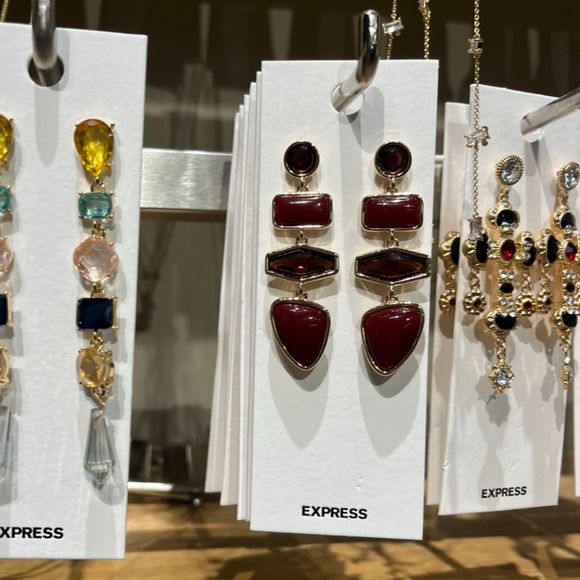 Express | Jewelry | Nwt Express Stone Linear Drop Earrings From | Poshmark
